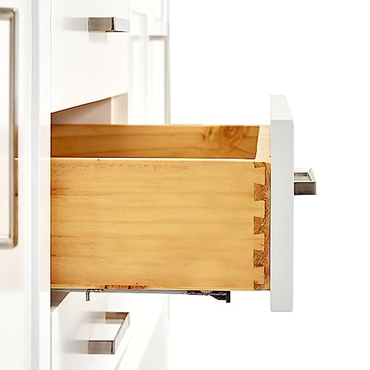 ARIEL Magnolia 60" Double Sink Base Cabinet in White