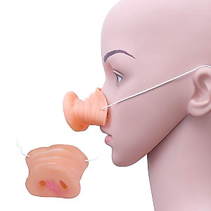 BinaryABC Halloween Pig Nose Hog Snout,Holloween Costume Party Props,3Pcs (5X6cm)