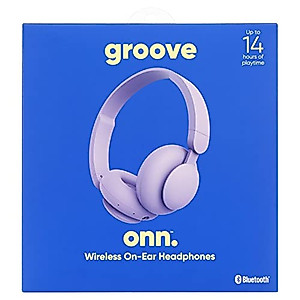 Onn. onn | Bluetooth On-Ear Headphones (Purple)