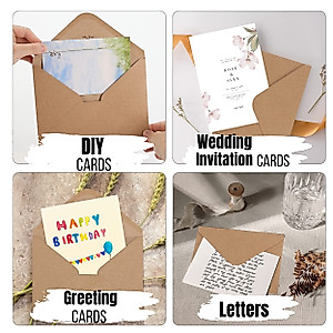 Mr. Pen- Kraft Envelopes, 39 Pack, 5 x 7 Inch, A7 Envelopes, Brown Envelopes, Card Envelopes, Kraft Paper Envelopes, Invitation Envelopes, Postcard Envelopes