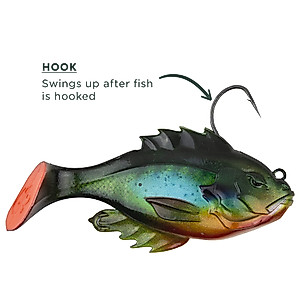 Catch Co 10,000 Fish Head Hunter 3.25" Soft Swimbait (Lavalamp)