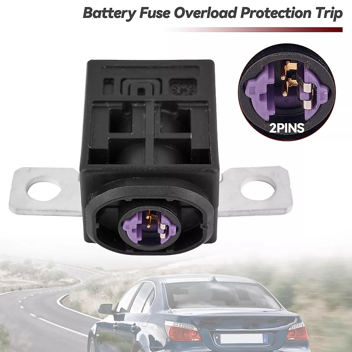 NEWHOW 4F0915519 Battery Fuse Box Overload Protection Trip Replacement for Audi A3 A4 A5 A6 A8 Q5 Q7 TT RS4 RS5 RS6 RS7 Replace 8P0937548, 4F0915457, 8J0915459