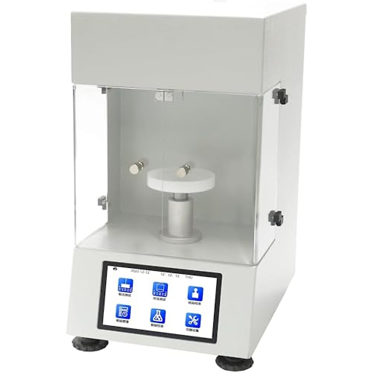 ﻿CNYST Du Nouy Ring Tensiometer Surface Tension Meter Tester with Platinum Ring Method 0-1000mN/m Support Data Storage Password Management Function Real-time Measurement Curve