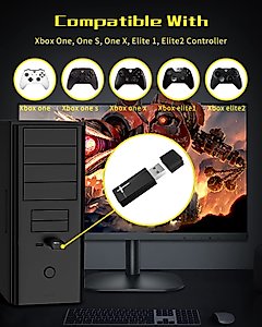 OLCLSS Wireless USB Adapter, Compatible with Xbox Controllers, Low Latency, Faster Data Transmission, 100% Satisfied