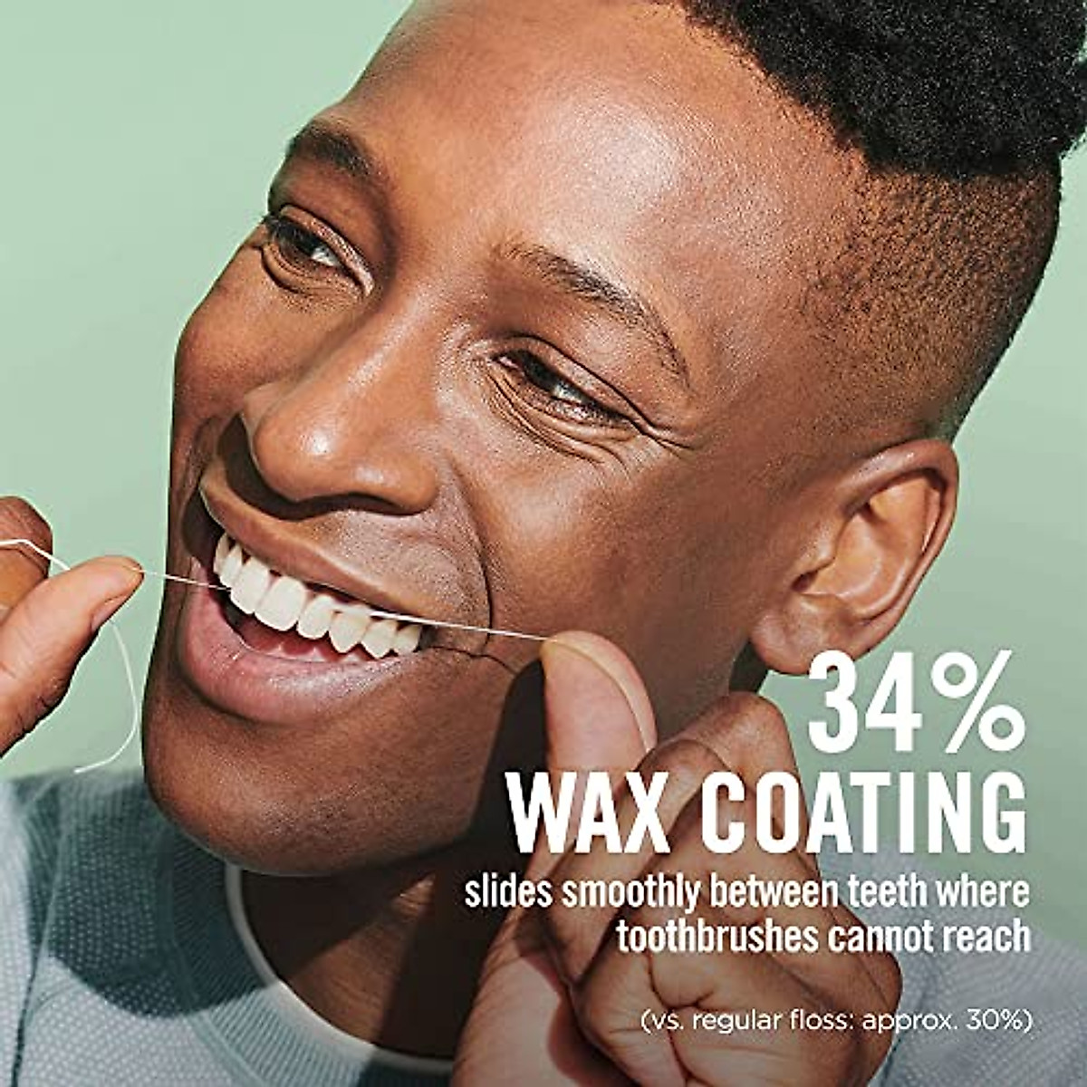 Reach Waxed Dental Floss | Effective Plaque Removal, Extra Wide Cleaning Surface | Shred Resistance & Tension, Slides Smoothly & Easily , PFAS FREE | Mint Flavored, 200 Yards, 1 Pack