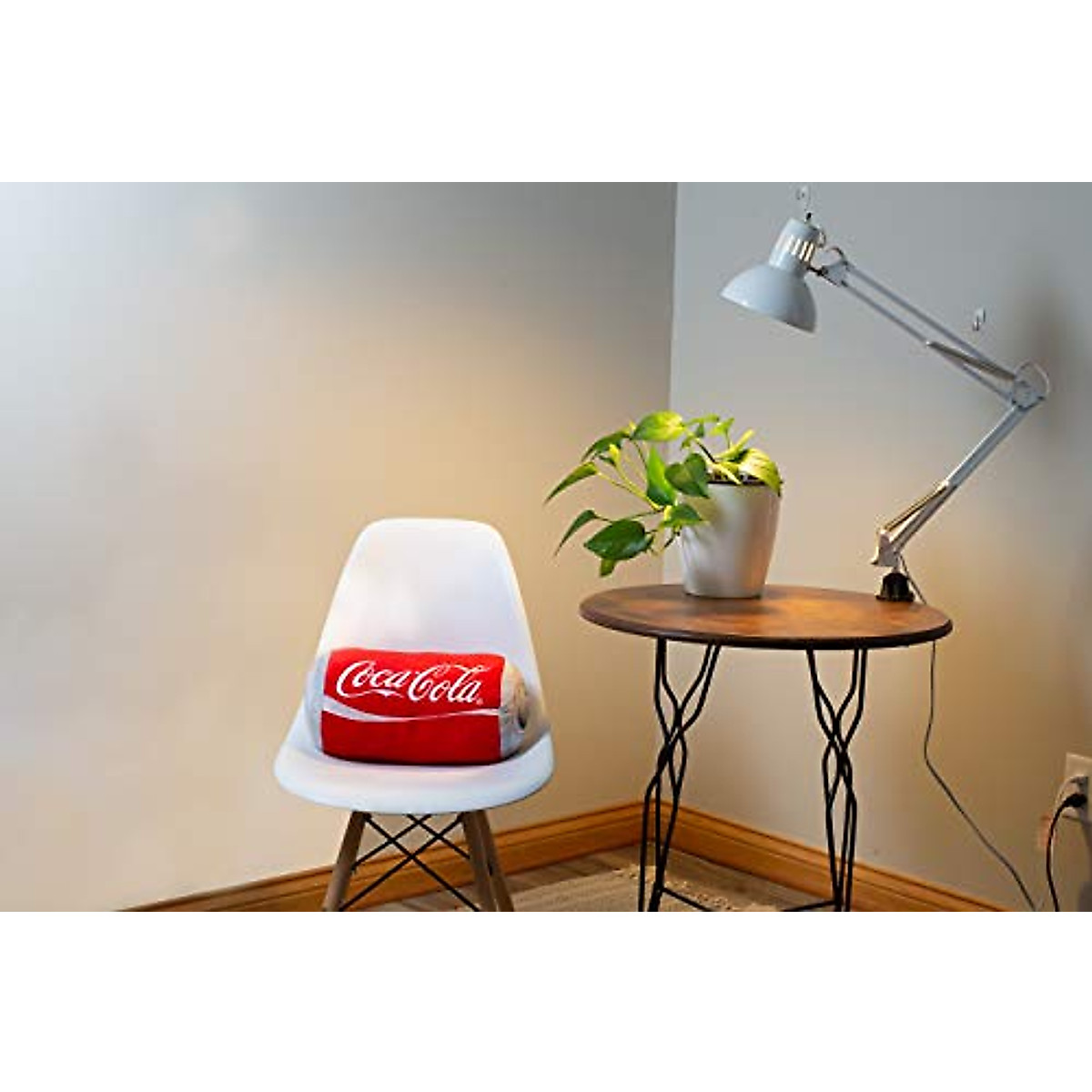 Mark Feldstein & Associates Coca-Cola Red Soda Can 8 x 13 Inch Plush Polyester Pillow