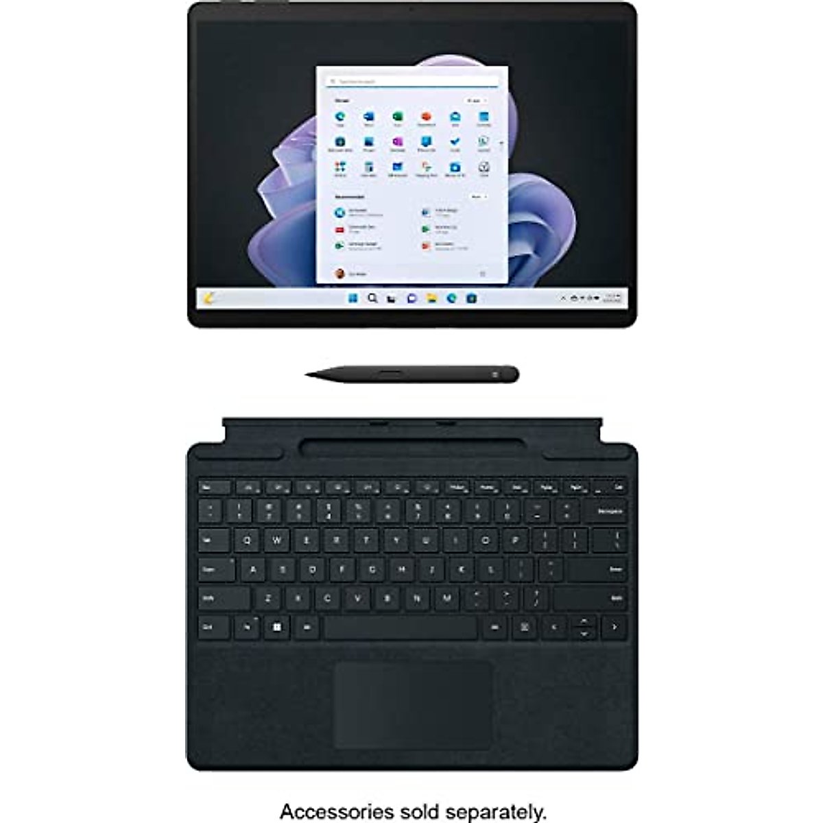 Microsoft Surface Pro 9, 13.3" Touchscreen 2-in-1 Tablet, 12th Gen Intel Core i7-1255U, Intel Iris Xe Graphics, 16GB DDR5 RAM, 1TB SSD, Windows 11h, Graphite, Device Only, with MTC Stylus Pen