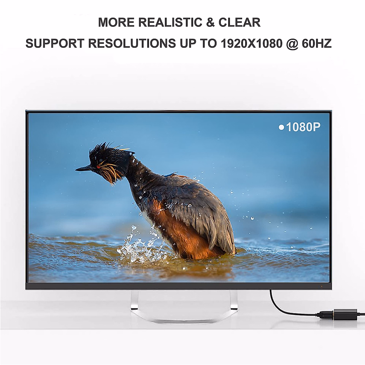 KUPOISHE USB 3.0 to HDMI Adapter, Monitor, PC, 1920x1080p, USB3.0, Hot Plug