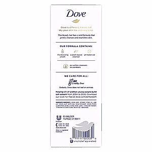Dove Beauty Bar More Moisturizing Than Bar Soap for Softer Skin, Fragrance-Free, Hypoallergenic Beauty Bar Sensitive Skin With Gentle Cleanser 3.75 oz, 14 Bars