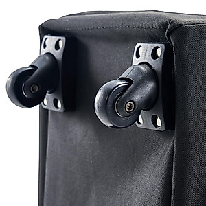 Master Massage Universal Size Wheeled Massage Table Carry Case with Wheels - Carrying Bag for Foldable Massage Bed with Castors-Fits 27” to 32” Width Folding Massage Tables - Black.