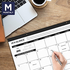 2022 Desk Calendar by AT-A-GLANCE, Monthly Desk Pad, 24" x 19", Jumbo, Ruled (SK3000)