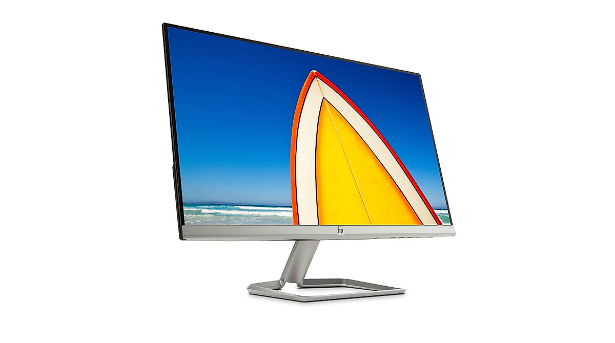 HP 24f 24" Ultra Slim Bezels Monitor HDMI VGA 1080p IPS w/AMD FreeSync ...