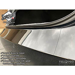 Yellopro Auto Custom Fit Tesla Model S 2017 2018 2019 2020 3M Scotchgard Pro Trunk Rear Bumper Edge Protector PPF Clear Bra Paint Anti Scratch Guard Self Healing Decal Sticker Cover Film Kit