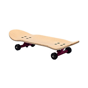 Teak Tuning 32mm Pro Fingerboard Heat Transfer Graphic Complete - Fully Assembled with Pro Level Parts - Pro Shaped Wood Deck (34x97mm), UltraSpin Wheels, Prodigy Trucks - Donut Teak Logo
