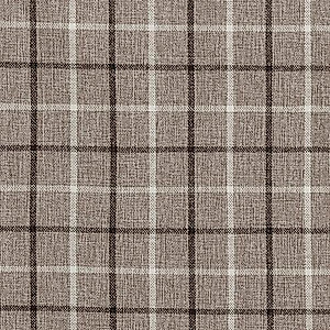 Madison Park Anaheim Cabin Plaid Curtain Window, Thermal Insulated Fleece Lining, Living Room Decor Light Blocking Drape for Bedroom, 1-Single Panel Pack, 50" x 95", Rod Pocket, Brown