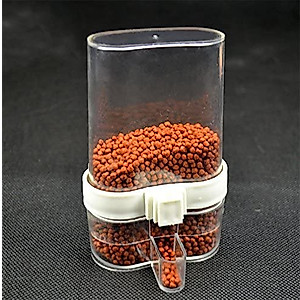 Bird Water Seed Automatic Feeder Water Dispenser Food Feeding for Parrot Budgies Parakeet Cockatiel Conure Lovebird Finch Canary African Grey Cockatoo Cage Accessories