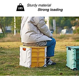 Foldable Utility Cart,Portable Folding Cart Tools Carrier with Telescopic Handle Heavy Duty Shopping Cart with 360degree Rolling Swivel Wheels for Travel