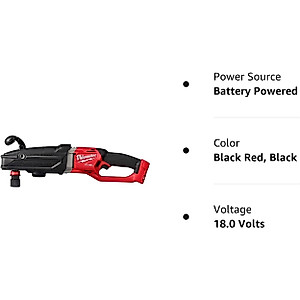 Milwaukee 2811-20 M18 FUEL 18-Volt Brushless Cordless GEN 2 SUPER HAWG 7/16 in. Right Angle Drill (Tool-Only)