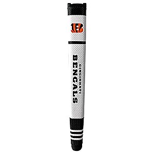 Team Golf NFL CINCINNATI BENGALS Golf Putter Grip Team Golf NFL Golf Putter Grip (Multi Colored) with Removable Ball Marker, Durable Wide Grip & Easy to Control