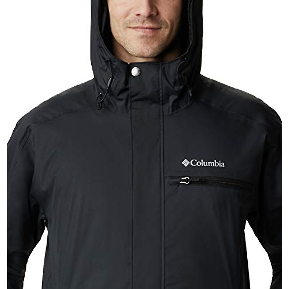 Columbia Men's Valley Point Jacket, Black, Large