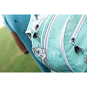 The Acrylic Place Sleepy Koala Keychain - Charm for Purse Diaper Bag Tote Bag Kids Backpack Keychain (Backpack Size)