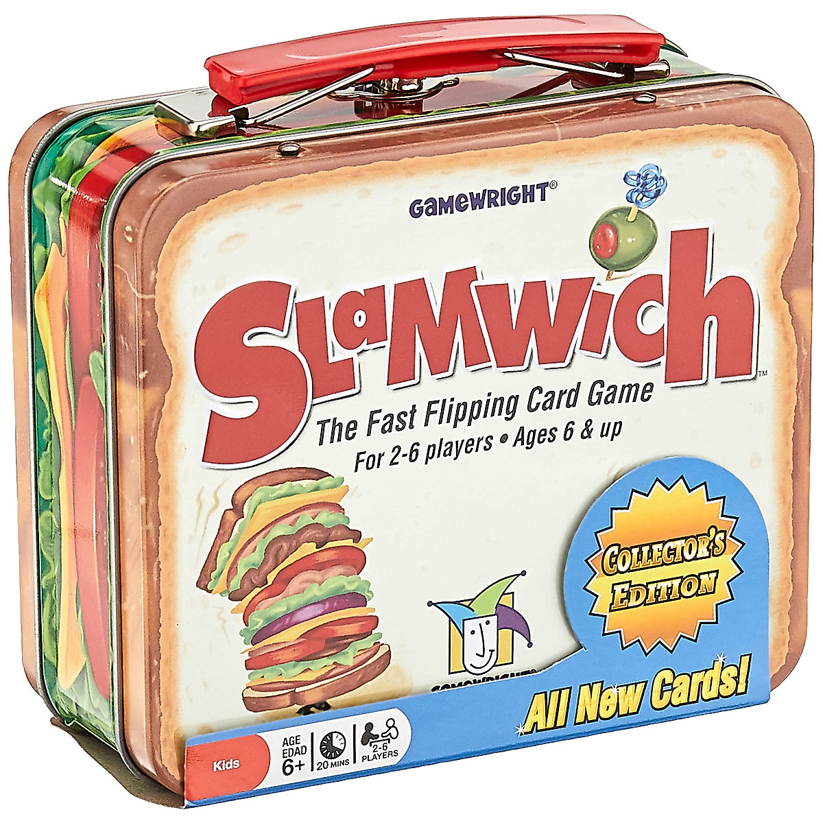 Gamewright - Slamwich Collector's Edition Tin - The Fast Flipping Card Game