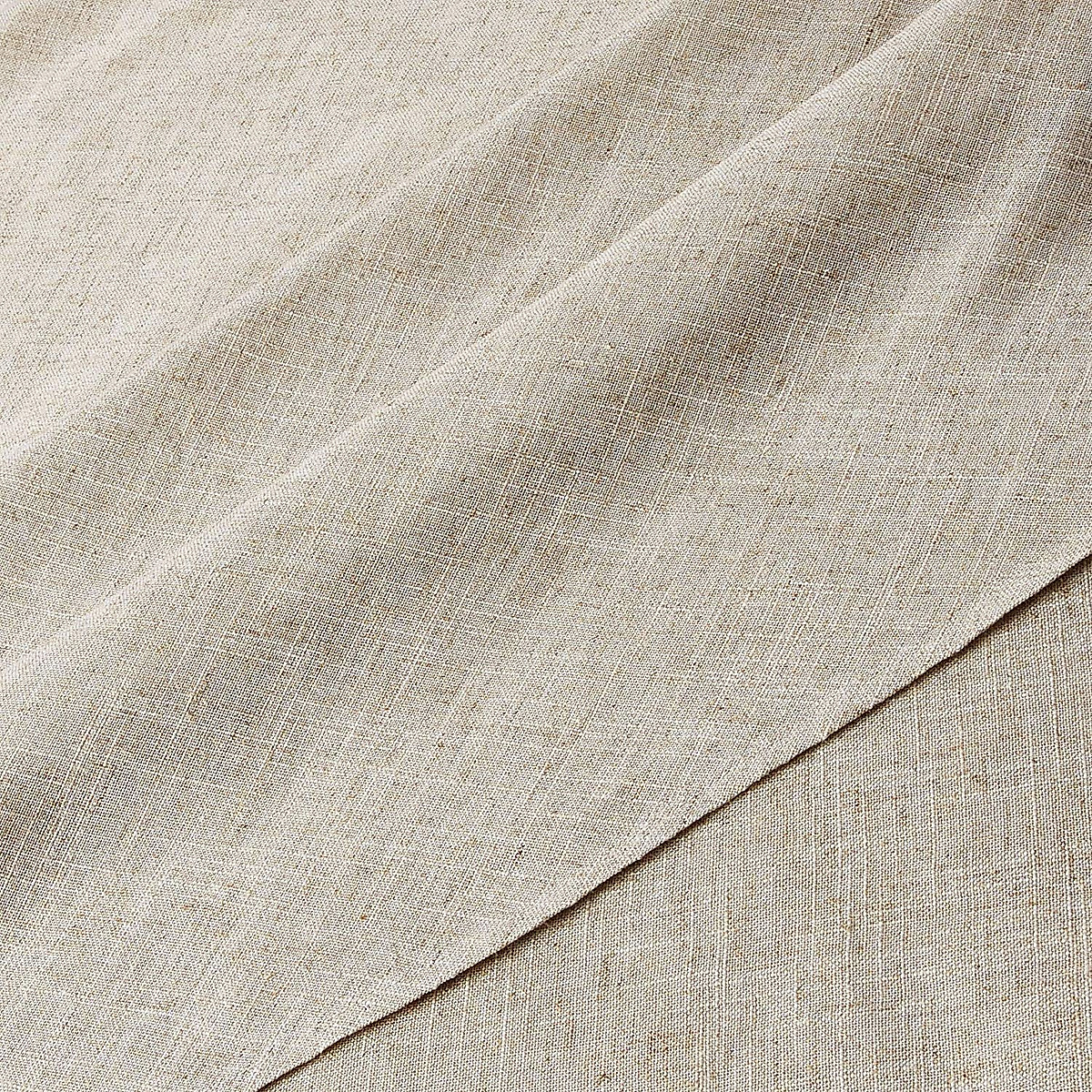 Fennco Styles Toscana Classic Natural Round Tablecloth. One Piece. (96 Inch Round)