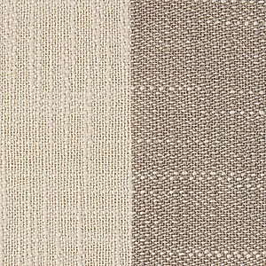 HomePop Velvet Swoop Arm Accent Chair, Grey Awning Stripe