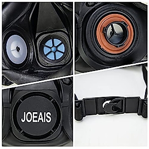 Reusable Half Face Cover, 6200 Half Face Respirаtor, with reusable filters, Paint Face Cover for Painting, Decorating Carpentry, Welding, Metal Cutting,dusting and Other Work Protection