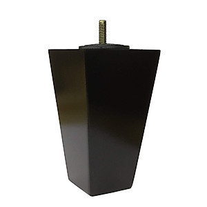 5" Solid Wood Furniture Sofa/Chair/Ottoman Tapered Legs Espresso Finish [5/16" Bolt] - Set of 4