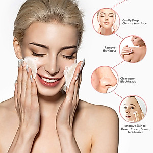 Frcolor 50 Pcs Loofah Face Pads Exfoliating Loofah Sponges Makeup Remover Reusable Soft Facial Skin Care Scrub Wash Pads