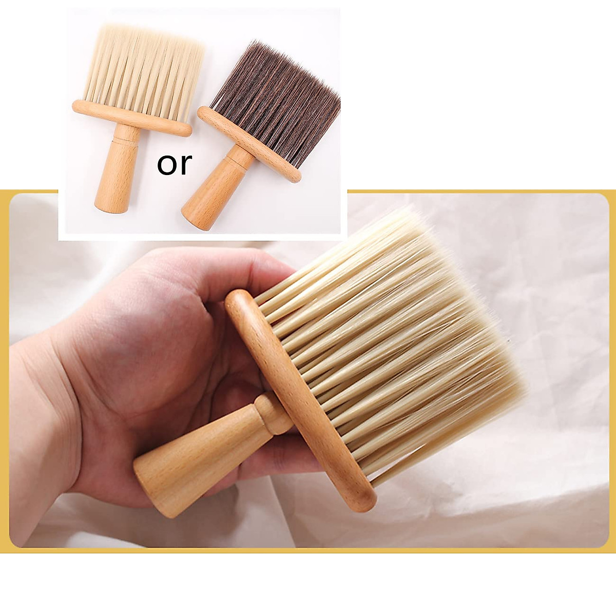 So Cool Professional Barber Cape with Adjustable Metal Clip Hair Cutting Cape Salon Cape Hairdressing Cape Neck Duster Brush Hair Comb Hair Clips Set