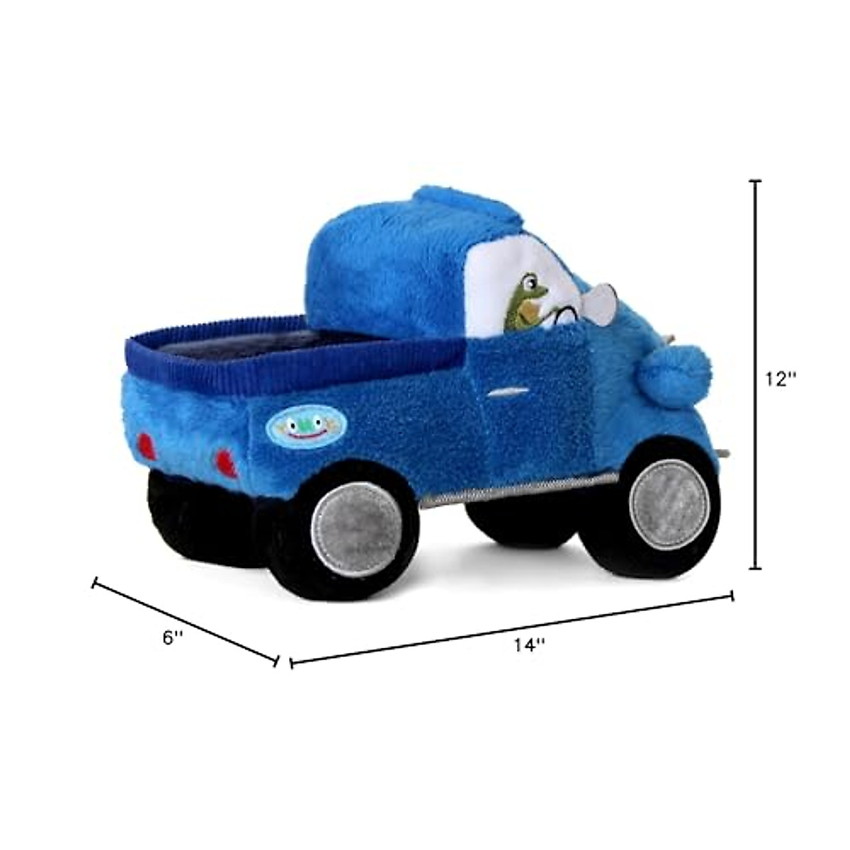 Yottoy Plush Toy and Book Sets for Babies and Toddlers, 11 Sets Bundle of Baby Toys Stuffed Animal Toys for Toddlers Story Book Collections for Kids Gift Set (Little Blue Truck)