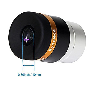 SVBONY Eyepieces 4mm Telescopes Lens Wide Angle 62 Degree Aspheric Eyepiece HD Fully Coated Telescope Accessory for 1.25 inches Astronomic Telescopes