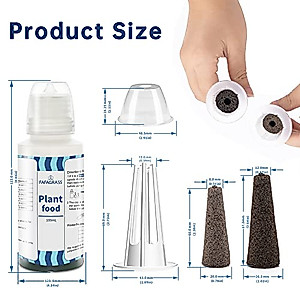 12 Set Seed Pod Kit for AeroGarden, Hydroponics Garden Accessories for Hydroponic Growing System, Grow Anything Kit with 12 Grow Sponges, 12 Grow Baskets, 12 Grow Domes,100ml Plant Food