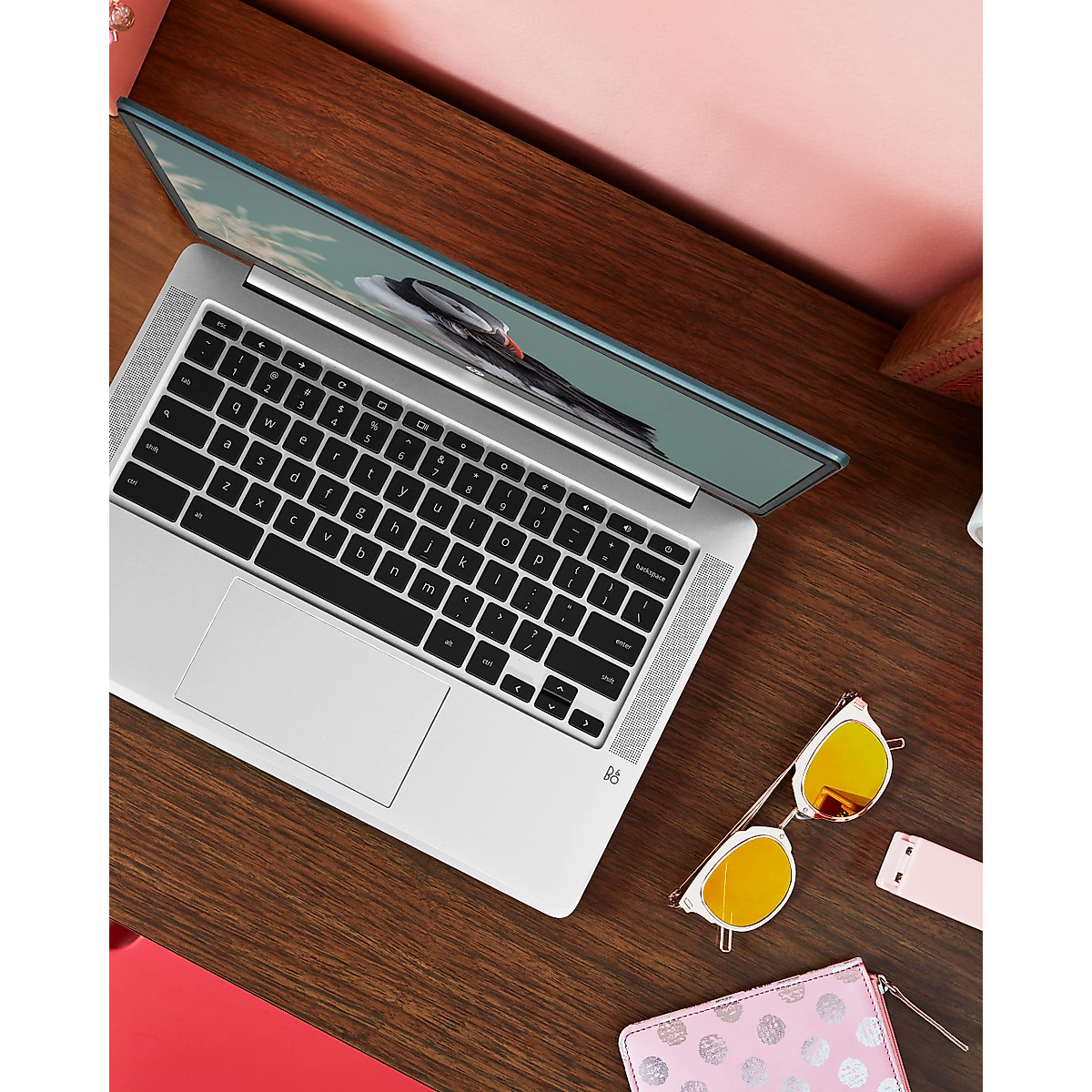 HP Chromebook 14 Laptop, Intel Celeron Processor, 4 GB RAM, 32 GB eMMC, 14” FHD (1920 x 1080) Chrome OS, Webcam & Dual Mics, Work, Entertainment, School, Long Battery Life (14a-na0180nr, 2021)