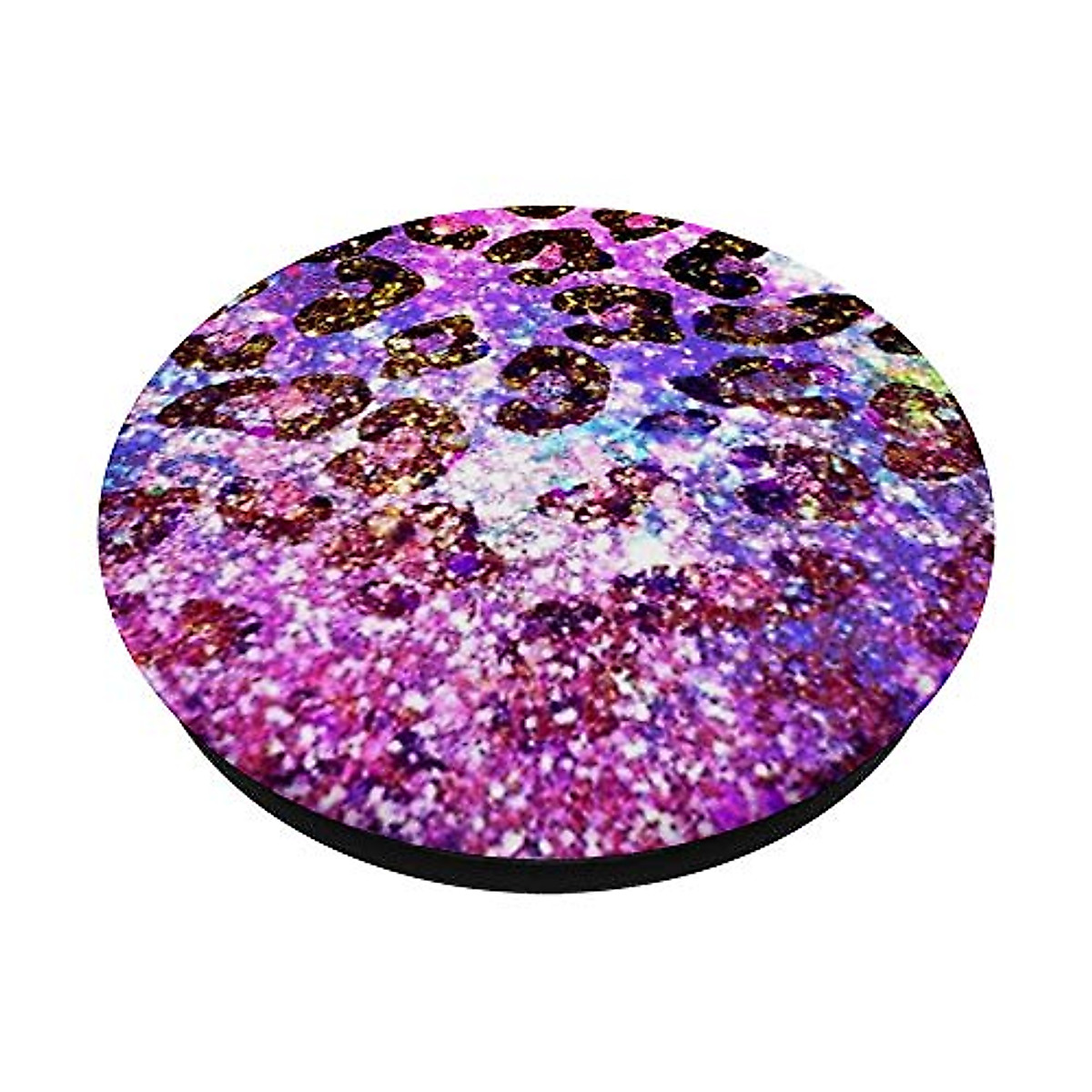 Cute Leopard Print Pink Purple Pattern Fashion Design PopSockets PopGrip: Swappable Grip for Phones & Tablets