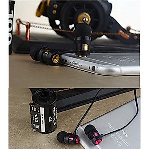 Earbuds with Microphone,2 Pack Ear Buds Headphones Bass Earphones with Mic and Volume Control Noise Isolating (2 Pack)