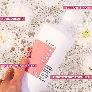 Fanola Volumizing Shampoo - Gently Cleanses & Adds Volume to Roots - Lightweight Formula Enriched with Panthenol - Reinforces & Supports Fine & Thin Hair (33.8 Fl oz)