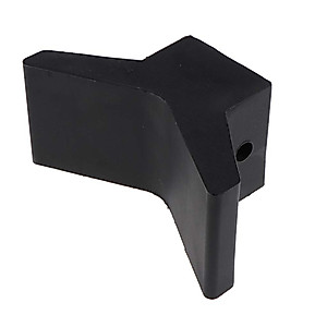 Baosity Boat Trailer Engineering Bow 7inch with 14mm Hole Black Rubber