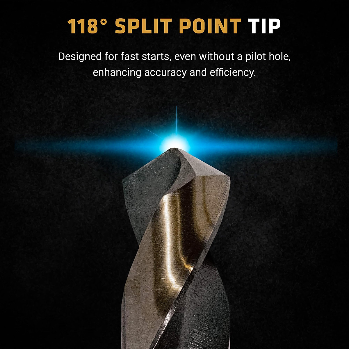 Century Drill & Tool, 44340, 5/8",Silver & Deming,High Speed Drills, Cobalt Steel