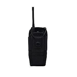 HEOPBIRD Radio Holster, MOLLE Radio Holder Universal Walkie Talkie Pouch Case for Duty Belt, Tactical Police Two Way Radio Harness for Baofeng, Motorola, Kenwood,2 Pack