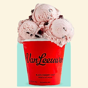 Van Leeuwen Black Cherry Chip Ice Cream 14 oz
