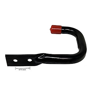 Tetra-Teknica UH03-6P Heavy Duty Garage Storage Utility Hooks, Color Black, 6 per Pack