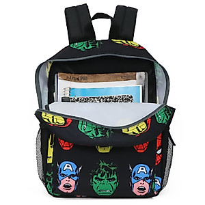 Marvel Avengers Kids Full Size All Over Print 16" Comic Backpack