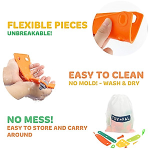 Fine Motor Toys for 4 Years Old & Up, 90-Piece STEM Dinosaur Building Set, Dinosaur Toys for Boys & Girls 4 5 6 7 8 Years Old