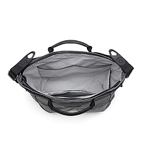 Bugaboo Changing Bag - Grey Melange - Convenient and Stylish Diaper Bag to Carry All of Your Essentials - Easily attaches to Bee5, Cameleon3, Fox and Buffalo Strollers, Grey Melange