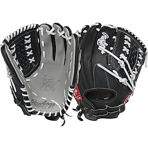 Rawlings | HEART OF THE HIDE Fastpitch Softball Glove | 12.5" | Double-Laced Basket Web | Right Hand Throw