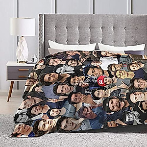 Dylan O'Brien Collage Blanket Fleece Ultra-Soft Micro Throw Soft Blankets for Couch Sofa Bed 50"X40"