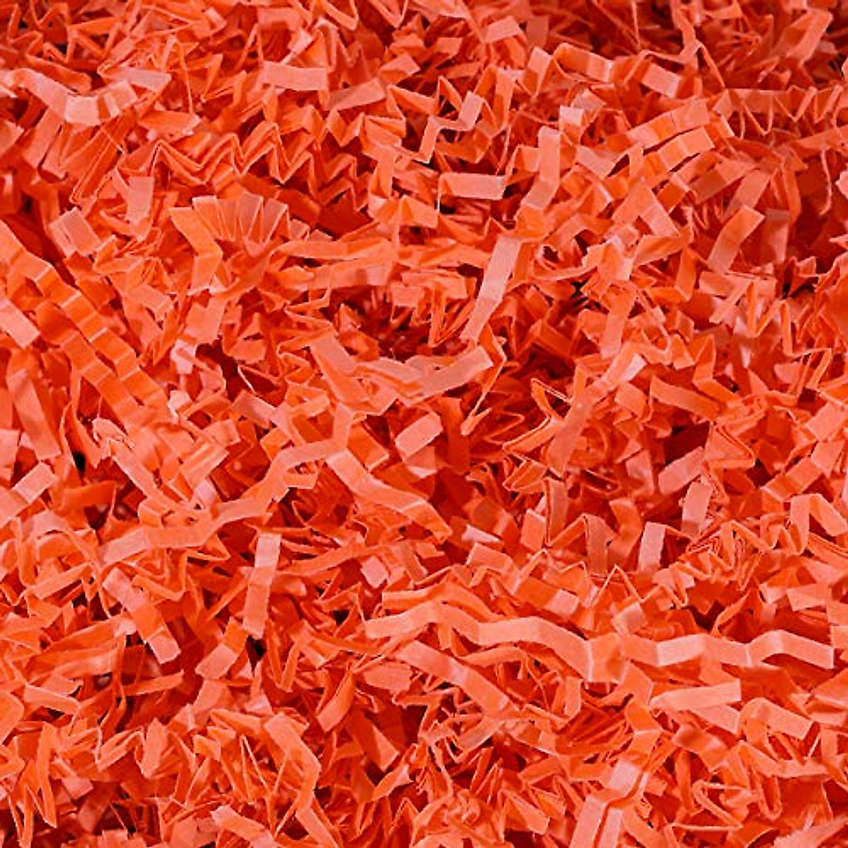 MagicWater Supply Crinkle Cut Paper Shred Filler (1/2 LB) for Gift Wrapping & Basket Filling - Orange